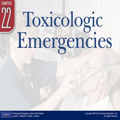Chapter 22 Toxicologic Emergencies for EMT | PPTX