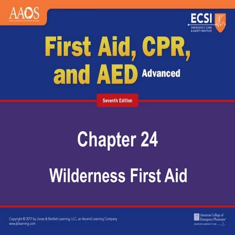 Ch24 presentation wilderness_first_aid | PPTX
