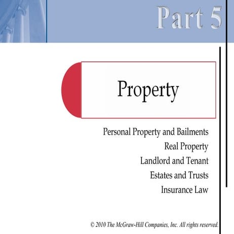 Chapter 24 – Real Property | PPT
