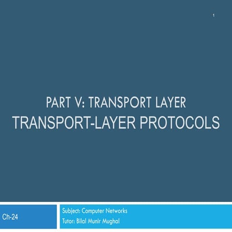 Dcn 5th Ed Slides Ch24 Transport Layer Protocolspdf