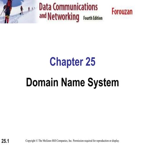 Transport And Application Layer Domain Name System Ppt