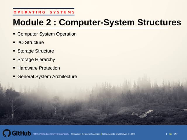 Operating System-Ch2 computer system structures | PDF Operating System-Ch2 computer system structures | PDF