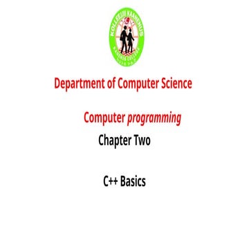 Computer Programming Omputer Programming Ppt