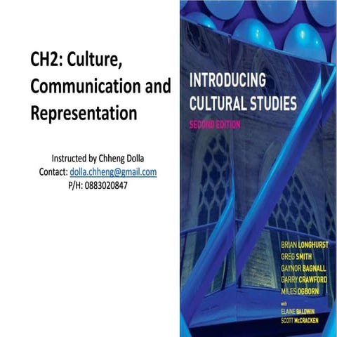 Ch2 culture, communication and representation | PPTX