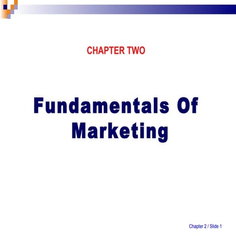 Ch2 fundamentals of_marketing | PPT