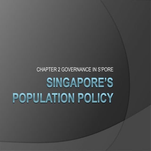 IB Diploma Geography Case Study Pro-Natal Policy Of Singapore | PDF