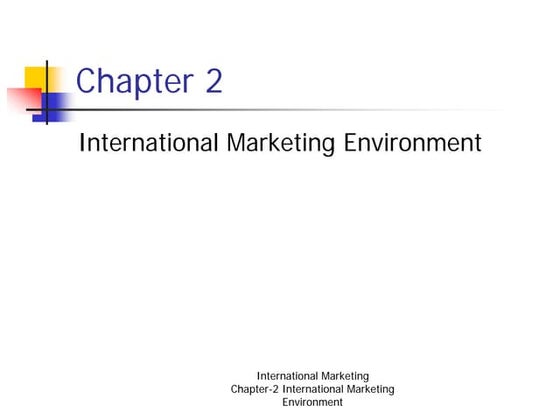 INTERNATIONAL MARKETING | PPT