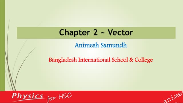 Class 11 important questions for physics Scalars and Vectors | PDF