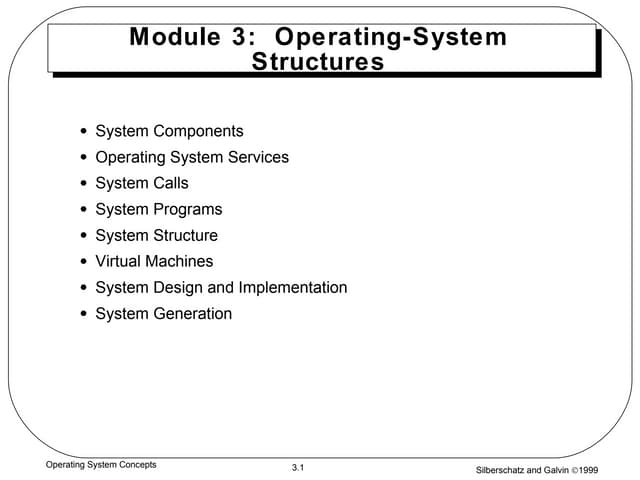 Presentation on operating system | PPT