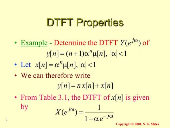 Computing Dft Using Matrix Method Ppt