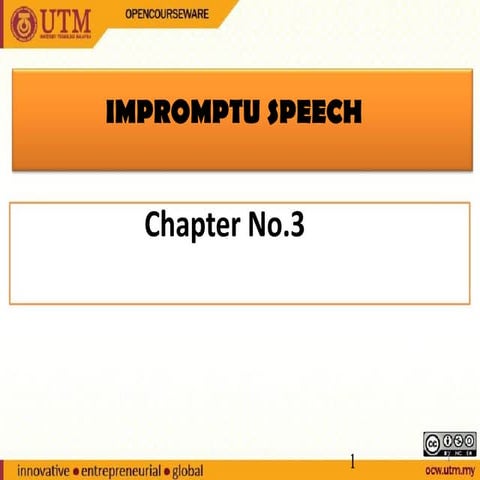 Ch#3. Impromptu_Speech.pdf download here | PDF