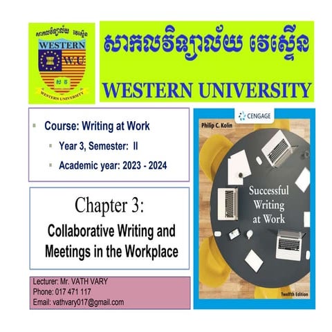 CH 3- Collaborative Writing and Meetings in the Workplace.pptx