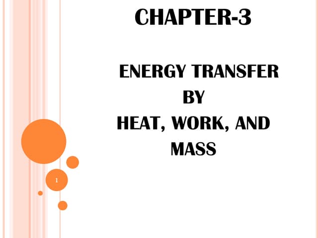 Energy transfer by work | PPTX