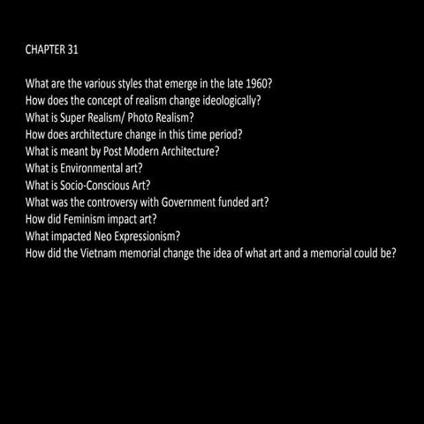 Lecture 1 contemporary art - an introduction | PPT