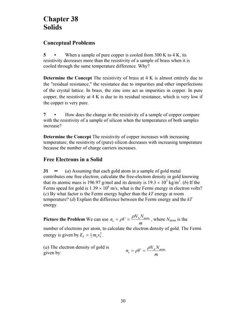 Solutions for Exercises in Principles of Electronic Materials and ...
