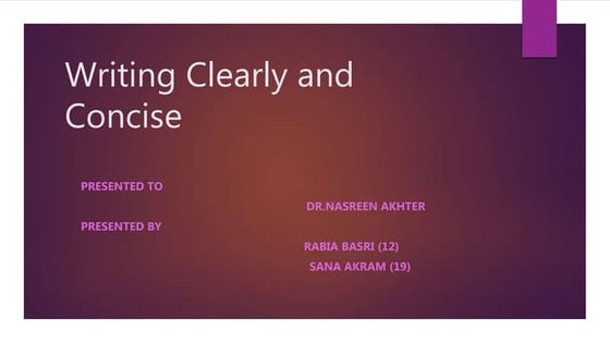 Five principles of document design | PPT