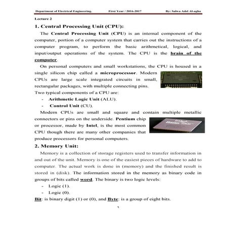 2hxbp9uyo08njo9o.pdf Central Processing Unit (CPU) | PDF