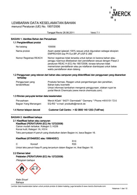 MSDS (Material Safety Data Sheet) NH3 (Amonia) | PPT