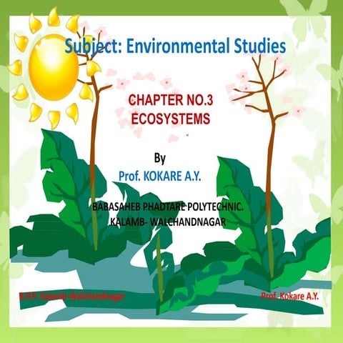 Ch 3 ecosystems | PPTX