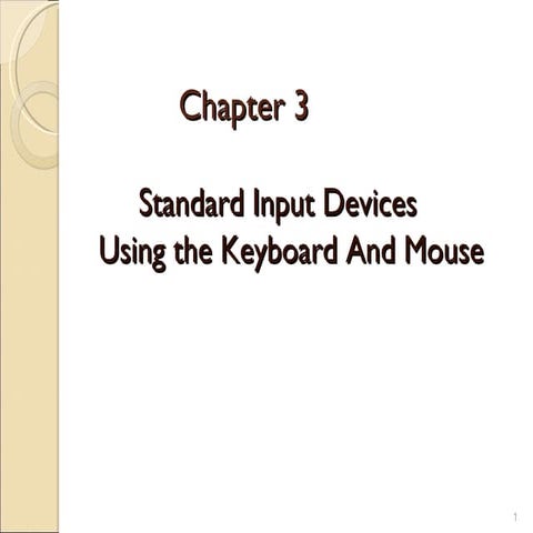Ch3 input devices. | PPT