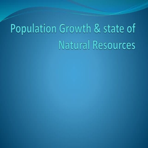 ch 3 Population growth -part-1.pptx | Geology | Science