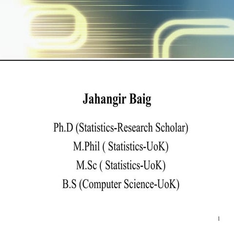It is about classical linear regression model. It deals with the ...