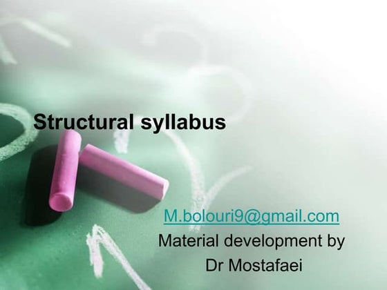 Notional functional syllabus | PPT