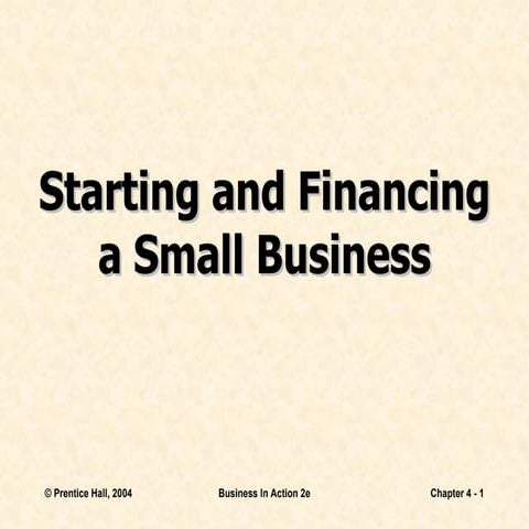 Business in Action Ch4 | PPT