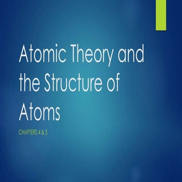 The Structure of the Atom | PPT