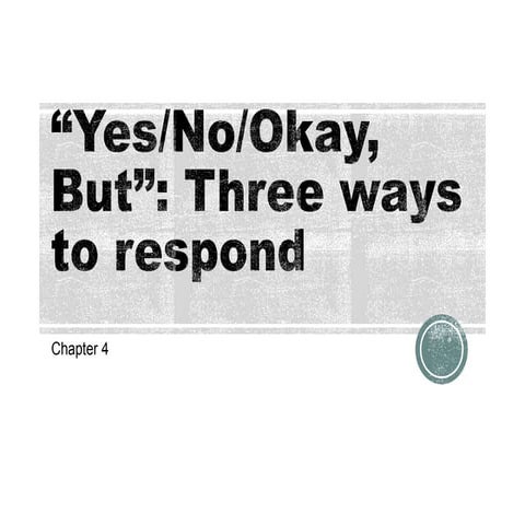 They Say, I Say: Chapter 1 | PPTX