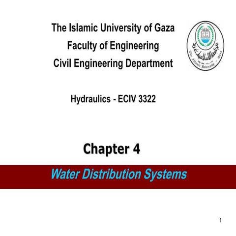 design and analysis of water distribution System | PDF