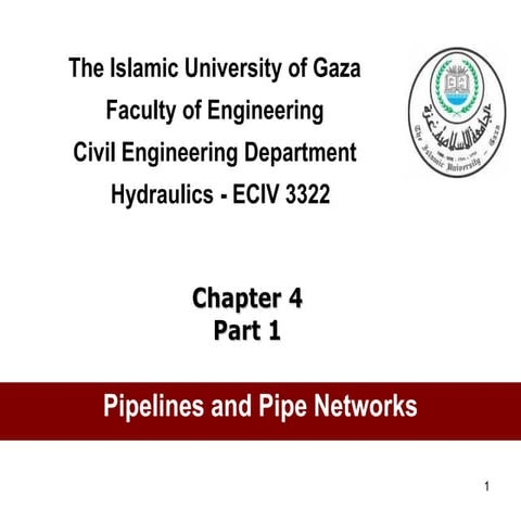 flow in pipe series and parallel | PPTX
