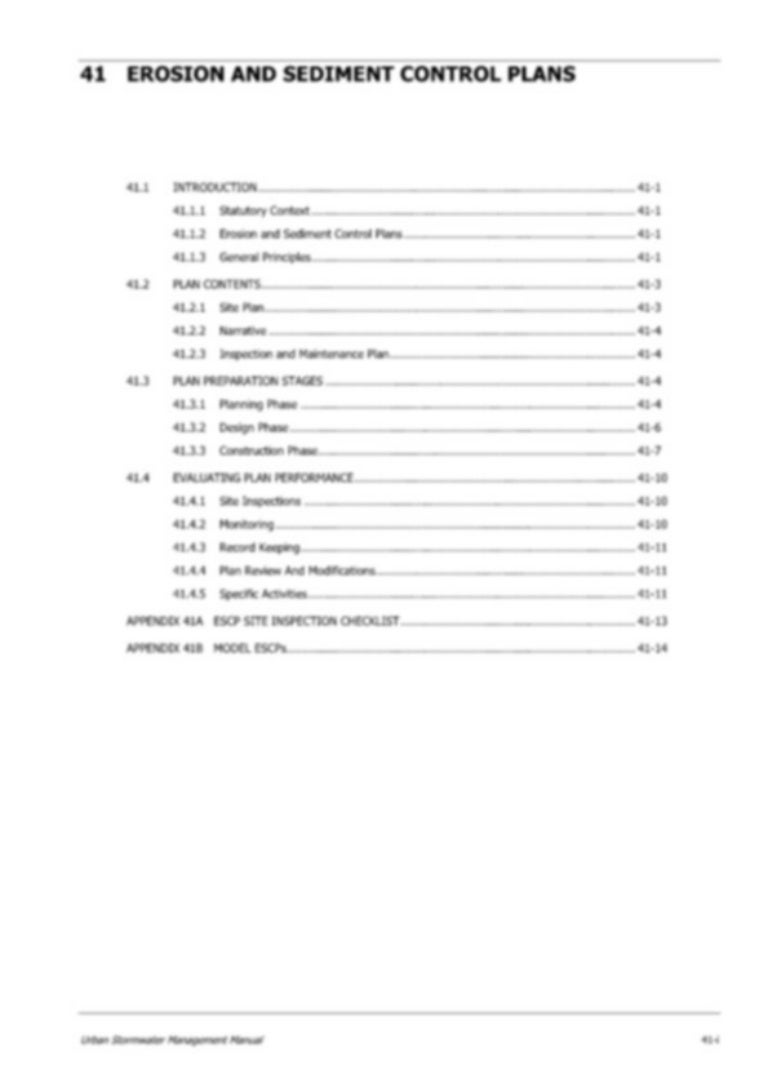 Ch 41 erosion and sediment control plans
