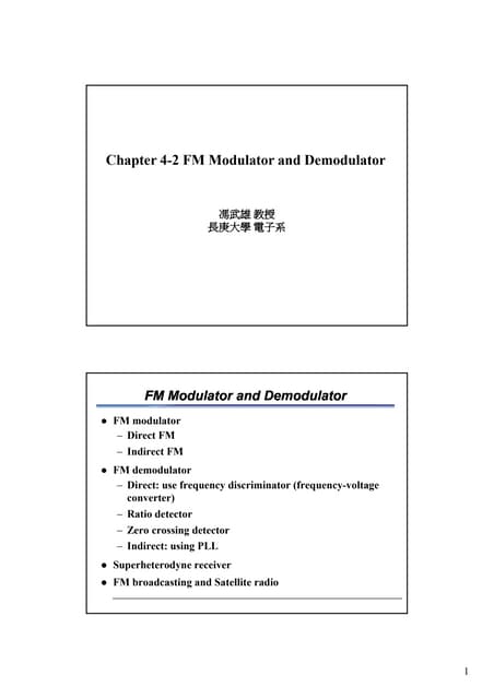 Frequency modulation | PPT