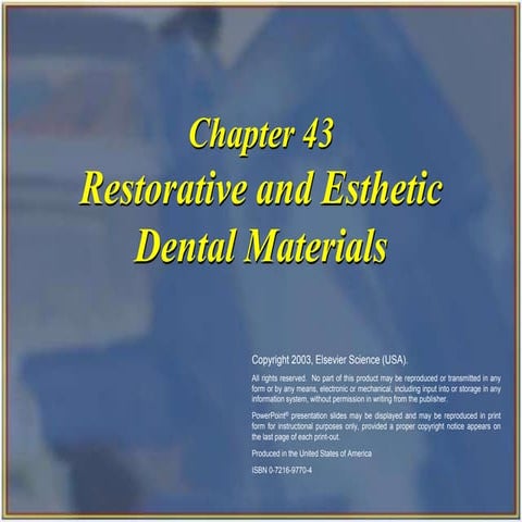 Dental materials (C) | PPT
