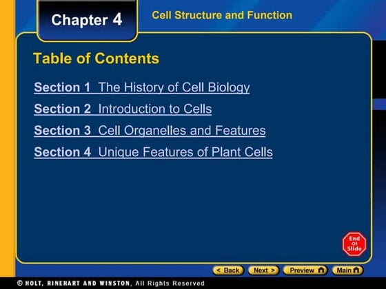Cell and cell organelles | PPT