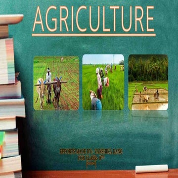 Ch 4 geo. agriculture | PPTX