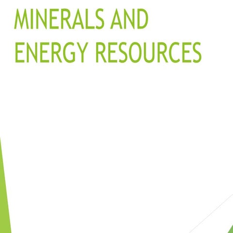 Minerals for class 6 | PPTX
