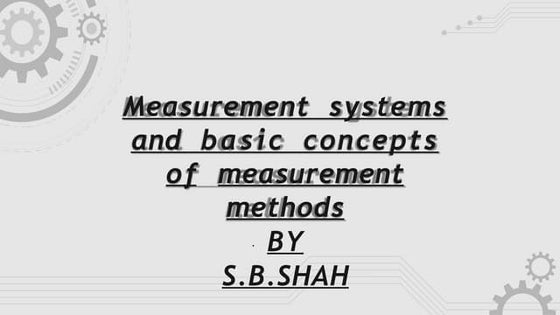 Characteristics of Measuring instruments | PPTX