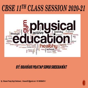Class 12th physical education chapter 2 notes | PDF