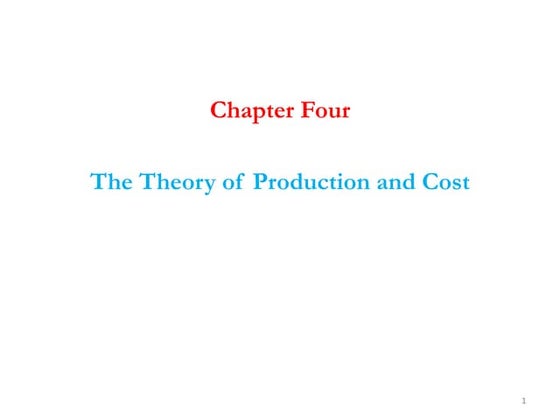 Production.pptx economics for managers production | PPT