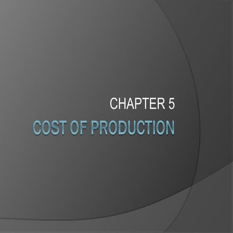cost of production. cost of production. cost of production. cost of ...