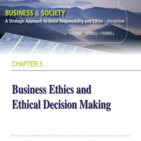 ch 2.ppt Ethics and Social Responsibility: Doing the Right Thing | PPT