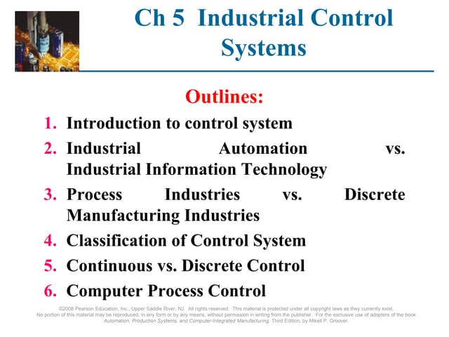 Chapter 1 basic components of control system | PPTX