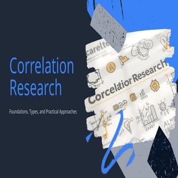 Correlation Research Grade 12 Presentation | PPTX