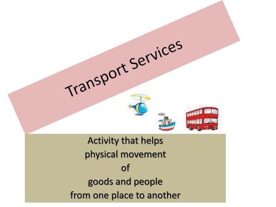 powerpoint on transportation | PPTX