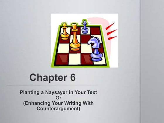 They Say, I Say: Chapter 1 | PPT