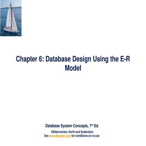Database Design Using The ER Model PPT | PPTX