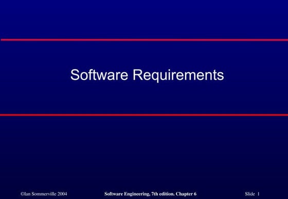 Software requirements specification | PPTX