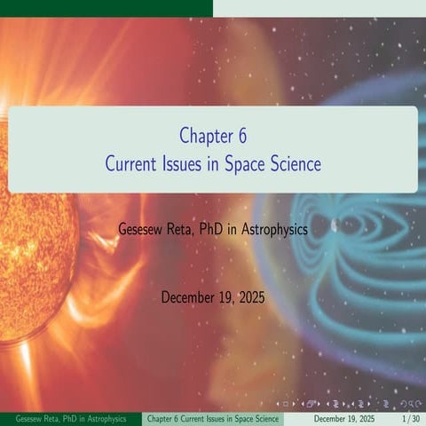 Chapter six space science how space is studied | PDF